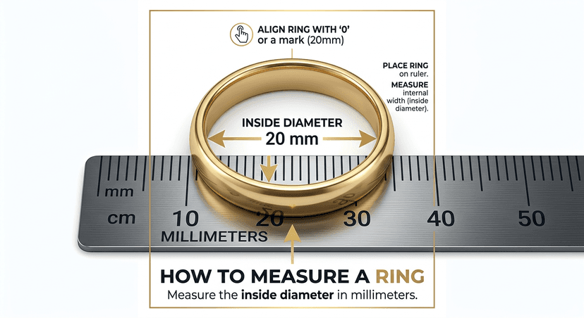 Ring Size Chart (2026): Printable Size Guide & mm Conversion | TheCaratCut